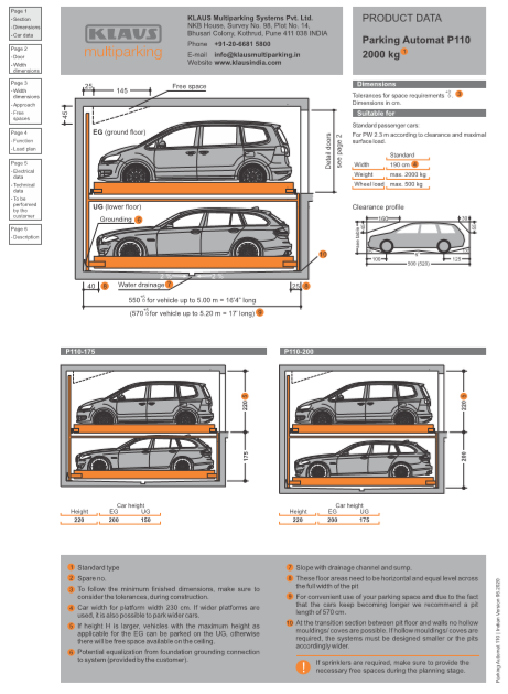 Parking Automat P110
